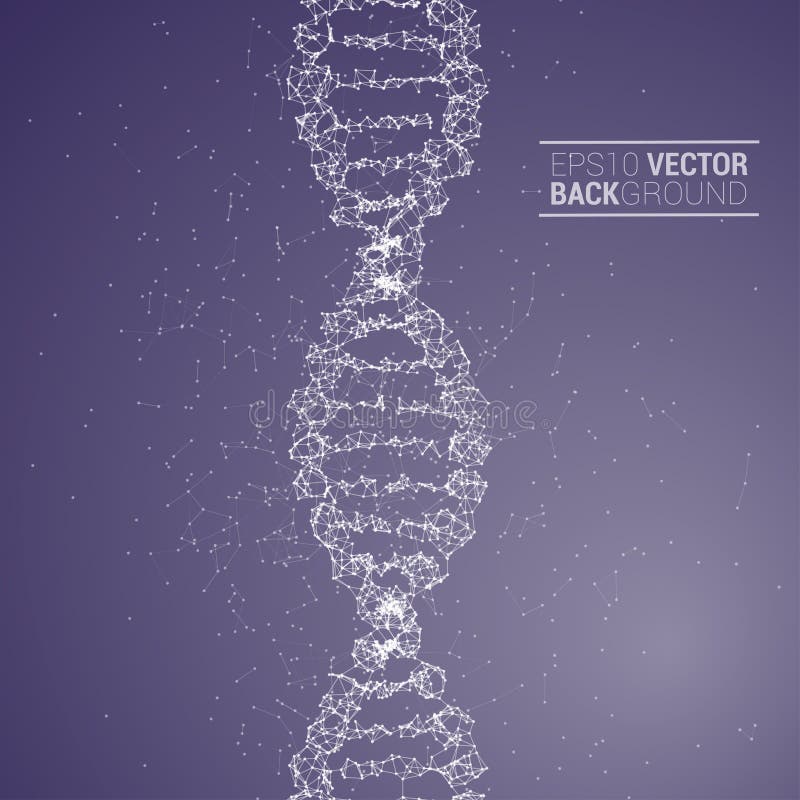 DNA molecule back stock vector. Illustration of computer - 97984587