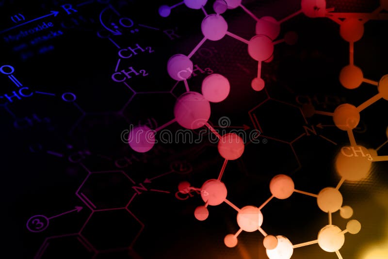 DNA, Molecule, Chemistry in Laboratory Lab Test Stock Photo - Image of ...