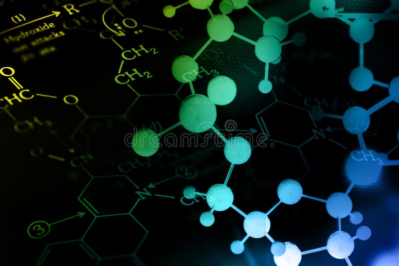 DNA, Molecule, Chemistry in Laboratory Lab Test Stock Photo - Image of ...