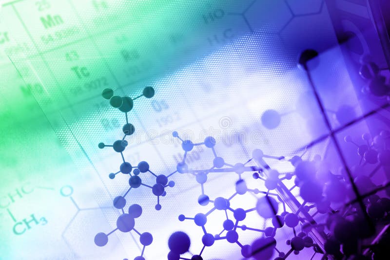 DNA, Molecule, Chemistry in Laboratory Lab Test Stock Photo - Image of ...