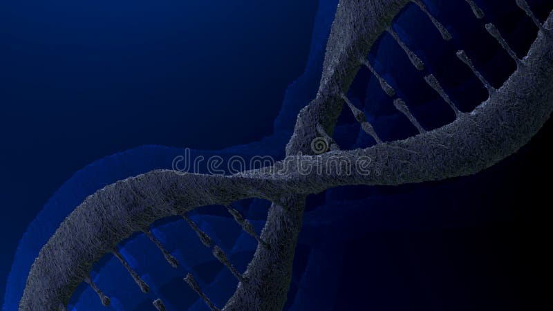 DNA Molecule , 3d Illustration Stock Illustration - Illustration of ...