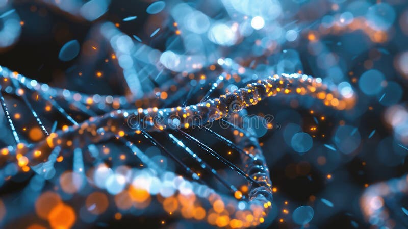 Visualizing DNA Molecules in Scientific Research Stock Photo - Image of ...