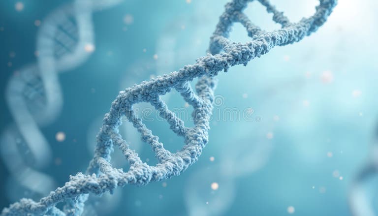 DNA Molecule Helix Structure. Advanced Analysis Genetic Information ...