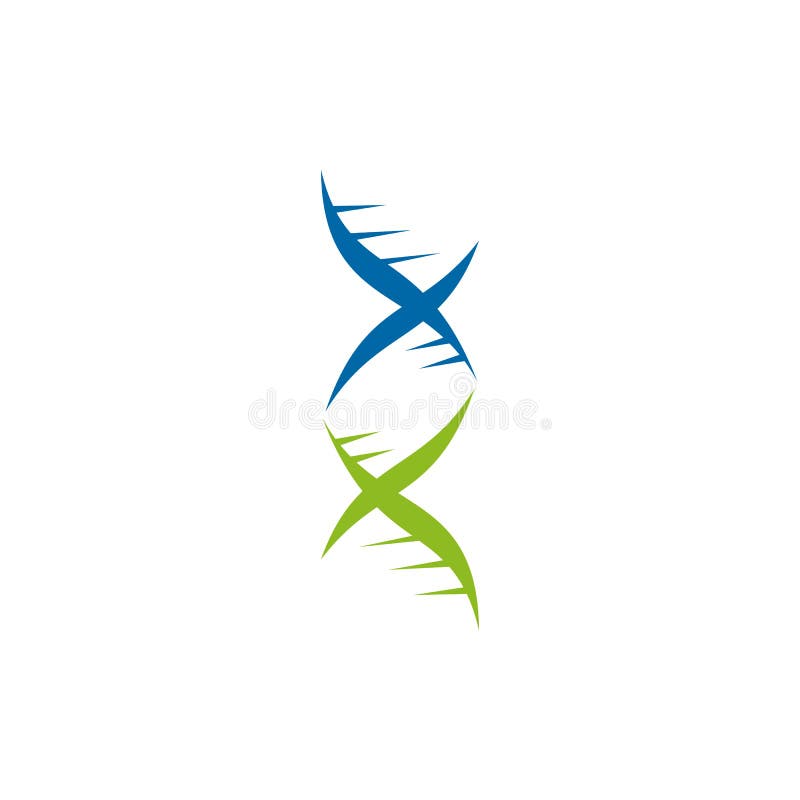 DNA Molecule Logo Design Vector Template Stock Vector - Illustration of ...