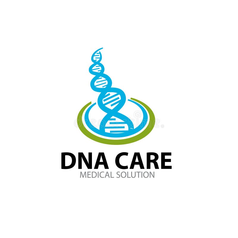 Dna Molecule Logo Designs for Medical Service and Laboratory Stock ...