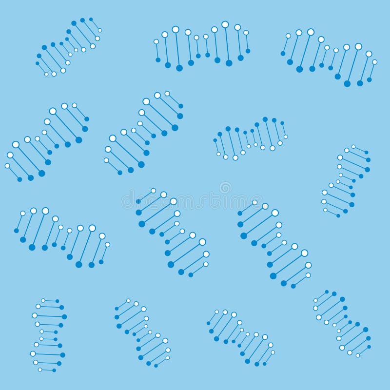 Dna Molecule Scientific Medical Pattern Stock Illustration ...