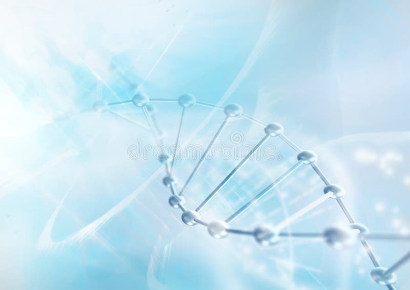 DNA Molecule Structure Background. Stock Illustration - Illustration of ...
