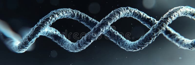 DNA Molecule Structure, Deoxyribonucleic Acid, Double Helix, Abstract ...