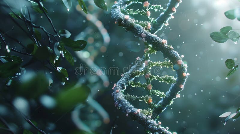 DNA Molecule Structure. Human Genome Helix, Medical, Genetic and ...