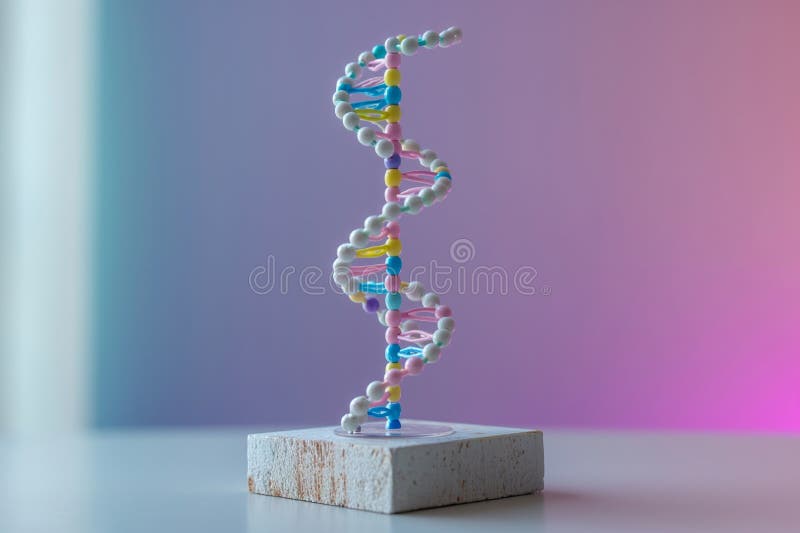 DNA Molecule Structure. Human Genome Helix, Medical, Genetic and ...