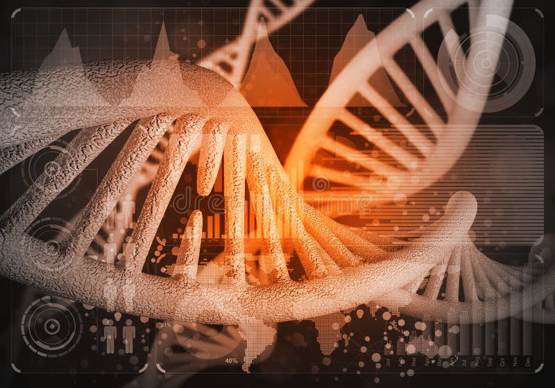 DNA molecules background stock photo. Image of cell, molecular - 82155284