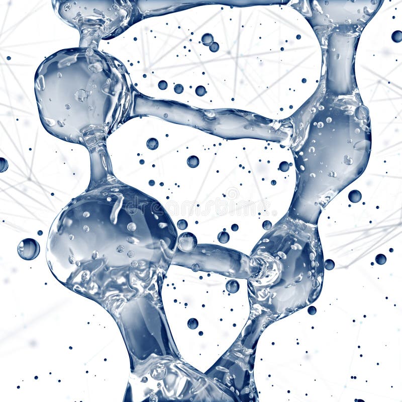 DNA Molecules Design Illustration. Stock Photo - Image of biology ...