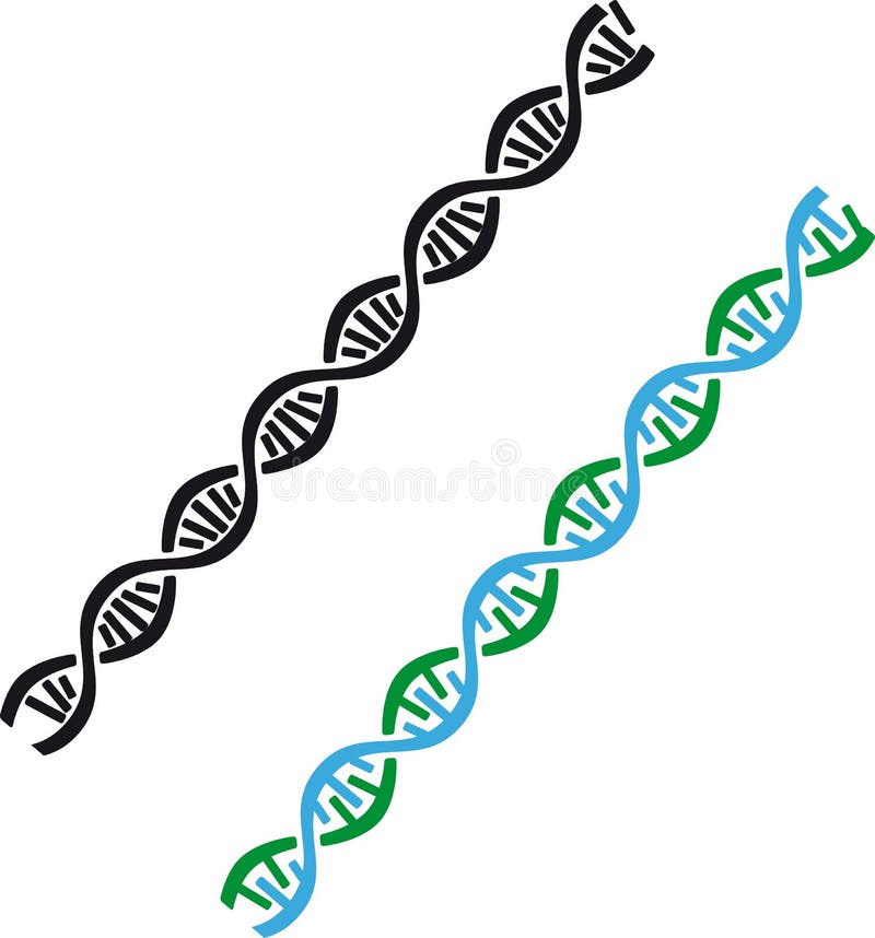 DNA molecules stock vector. Illustration of medicine - 131774205