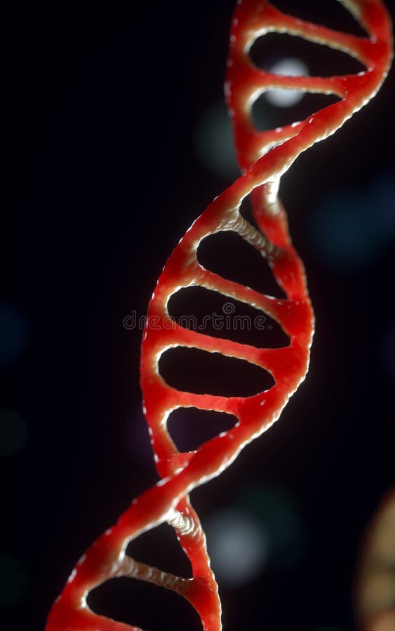 DNA Molecules, Structure of the Genetic Code, 3d Rendering,conceptual ...