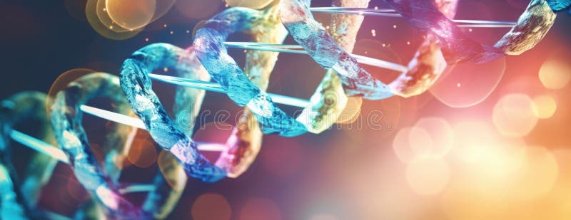 DNA. Mutations Under Microscope. Decoding Genome. Hi-tech in Medicine ...