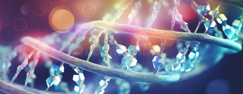 DNA. Mutations Under Microscope. Decoding Genome. Hi-tech in Medicine ...