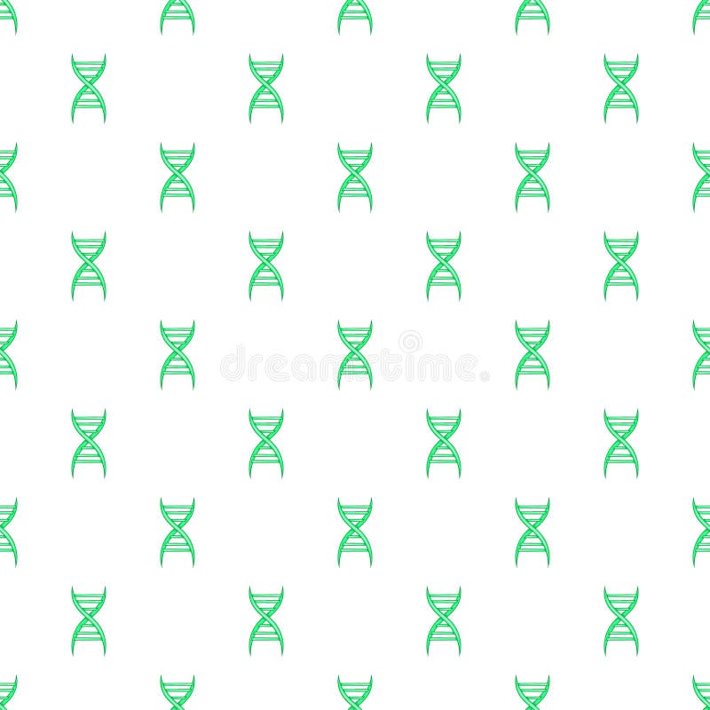 DNA pattern, cartoon style stock vector. Illustration of medical - 83110258