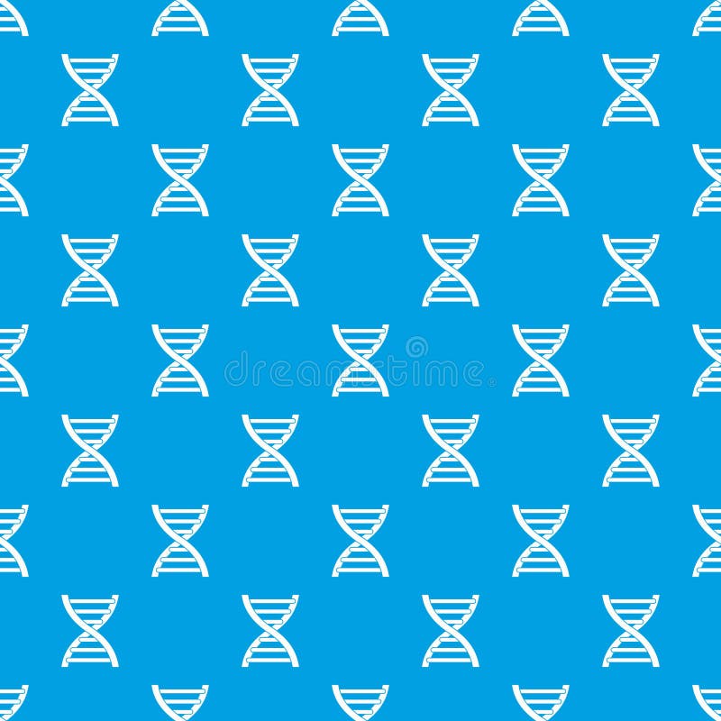 DNA pattern seamless blue stock vector. Illustration of blog - 101135840