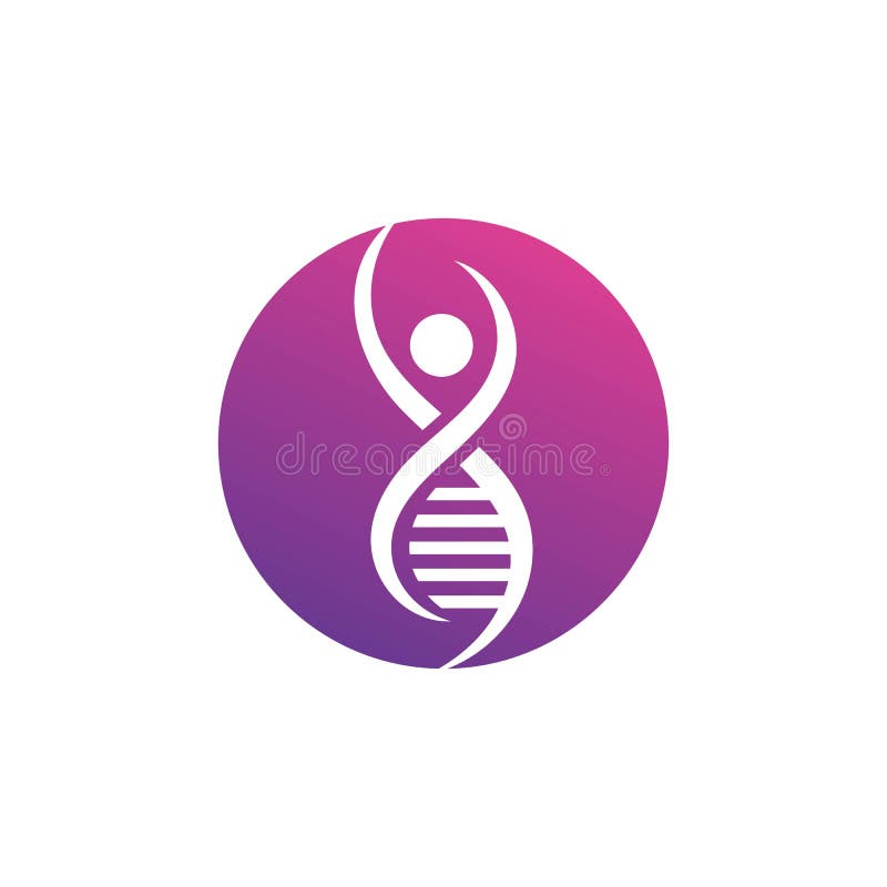 Dna People Logo Vector Illustration Template Stock Vector ...