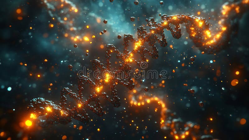 Dna Polymerase Adding Nucleotides a Template Strand Visualizing ...