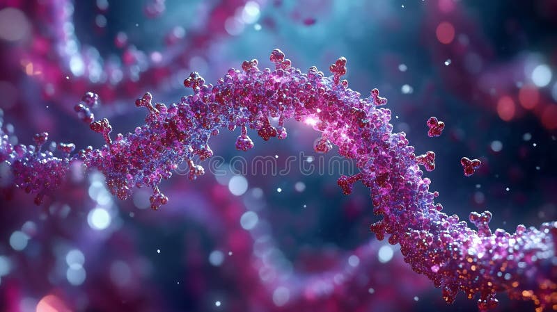 Dna Polymerase Adding Nucleotides during Real-time Synthesis Stock ...