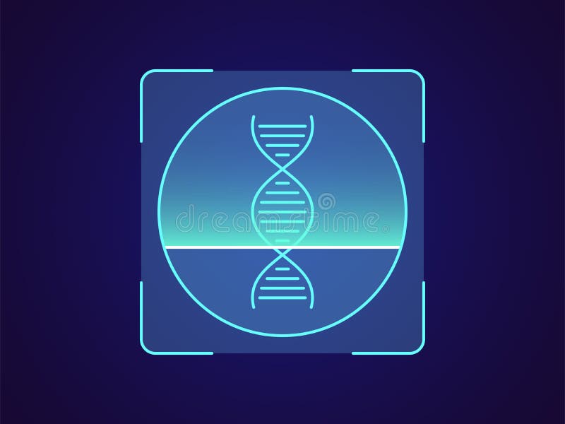 DNA Recognition. Biometric Scanning System for Human Biomaterial, DNA ...