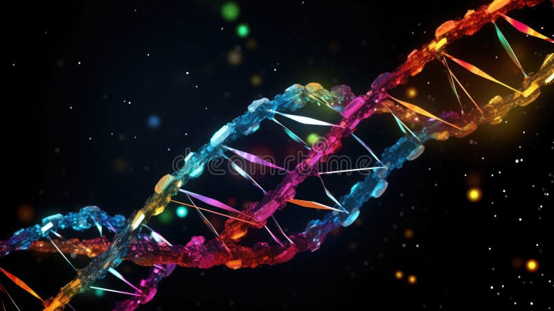 DNA Research Under the Microscope. Genetic Engineering. Laboratory Work ...