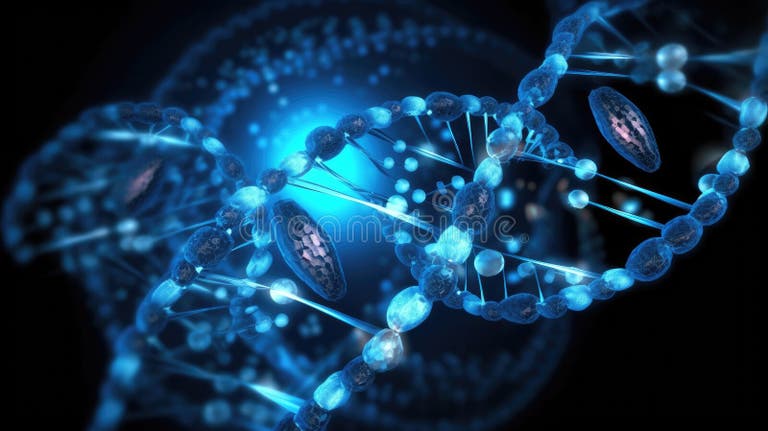 DNA Research Under the Microscope. Genetic Engineering. Laboratory Work ...