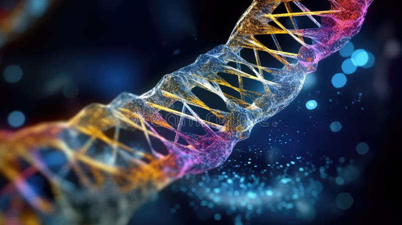 DNA Research Under the Microscope. Genetic Engineering. Laboratory Work ...