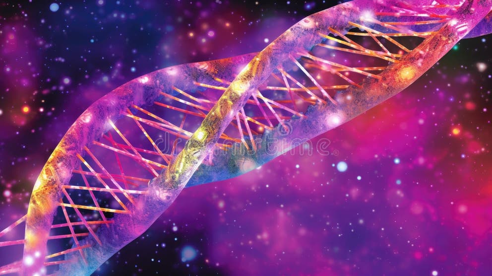 DNA Research Under the Microscope. Genetic Engineering. Laboratory Work ...