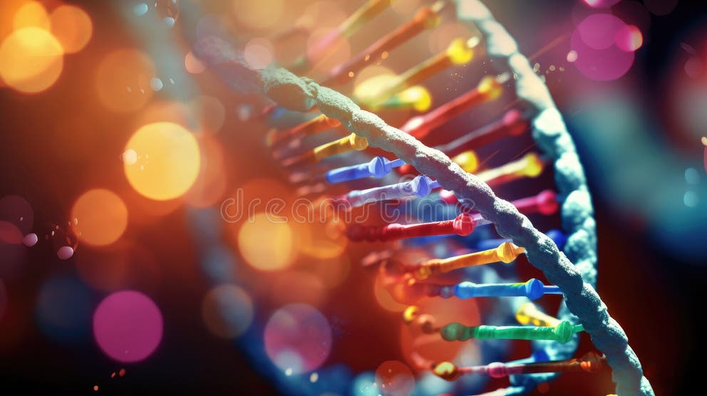 DNA Research Under the Microscope. Genetic Engineering. Laboratory Work ...