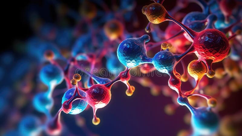 DNA Research Under the Microscope. Genetic Engineering. Laboratory Work ...