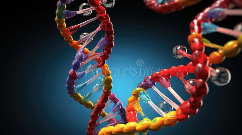 DNA Research Under the Microscope. Genetic Engineering. Laboratory Work ...