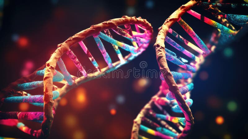 DNA Research Under the Microscope. Genetic Engineering. Laboratory Work ...