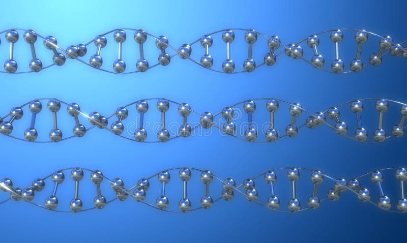 DNA stock illustration. Illustration of spiral, field - 1493054