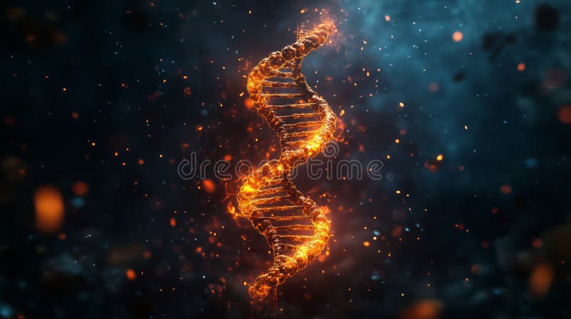 DNA S Visual Representation Shows Its Importance Stock Photo - Image of ...