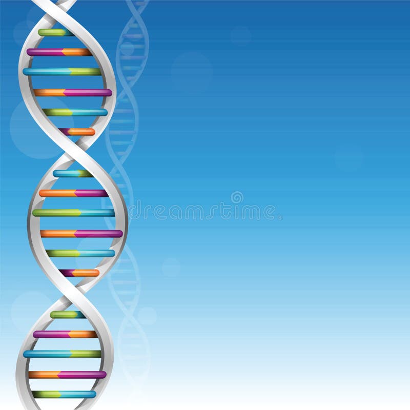 DNA Science Background stock vector. Illustration of chromosomes - 25281680
