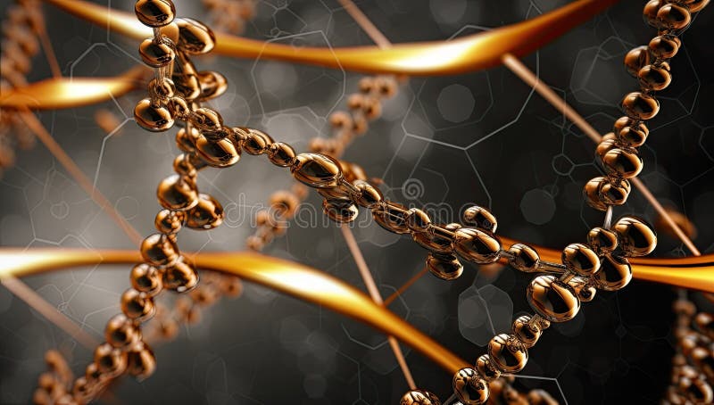 Dna Sequence Concept in Nature Stock Illustration - Illustration of ...