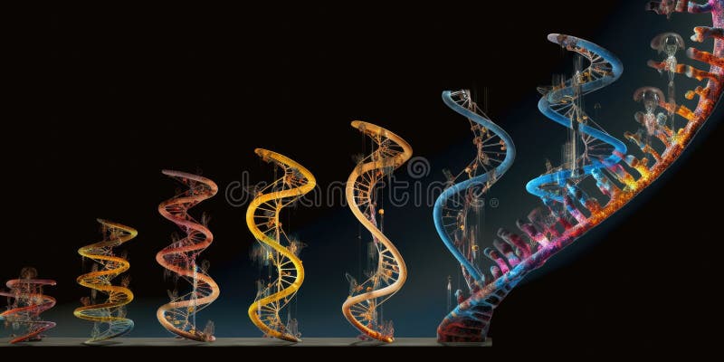 DNA sequence stock illustration. Illustration of background - 282958997
