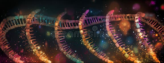 DNA sequence stock illustration. Illustration of background - 282959005