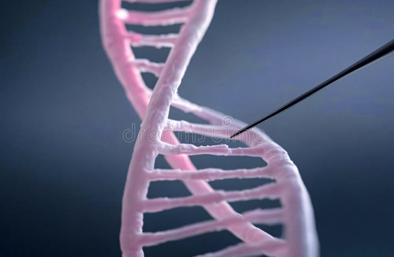 DNA Sequencing and CRISPR: Modern Biotechnology Research Stock ...