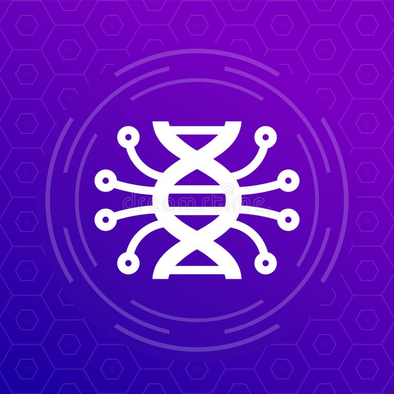 DNA Sequencing Icon, Vector Design Stock Vector - Illustration of ...