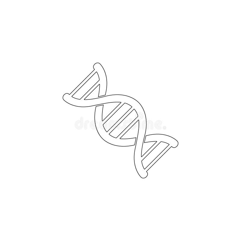 Dna. flat vector icon stock vector. Illustration of bright - 149667191