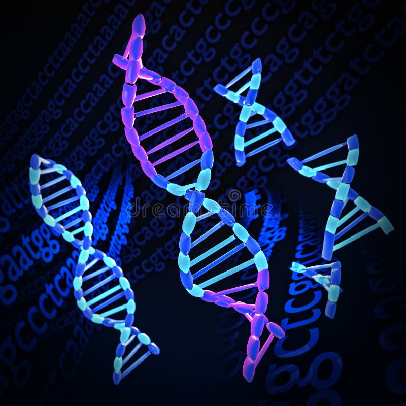 DNA Splicing stock illustration. Illustration of biochemical - 66791503