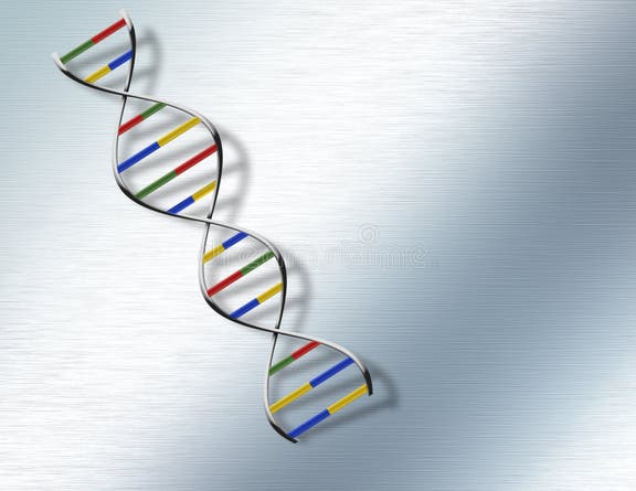 DNA on Steel stock illustration. Illustration of genome - 14445065