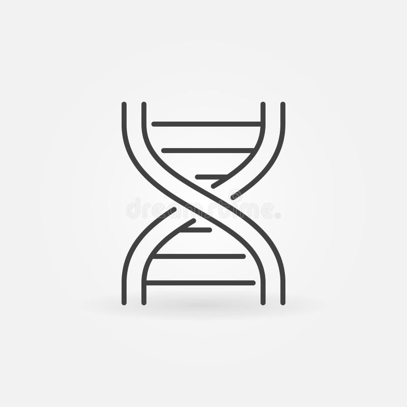 Flat Dna Spiral Logo, Logo Design Stock Illustration - Illustration of ...