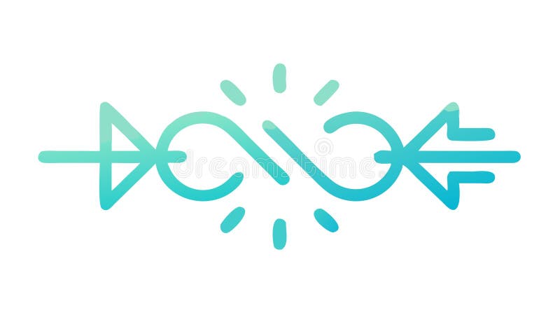 DNA Strand with Arrows, Genetic Evolution, Scientific Process ...