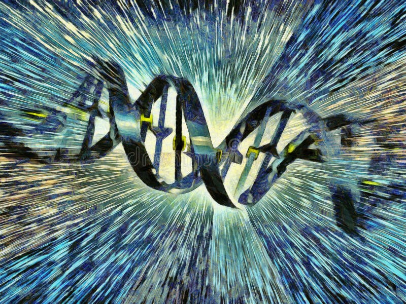 DNA Strand Artwork stock illustration. Illustration of graphic - 63296730