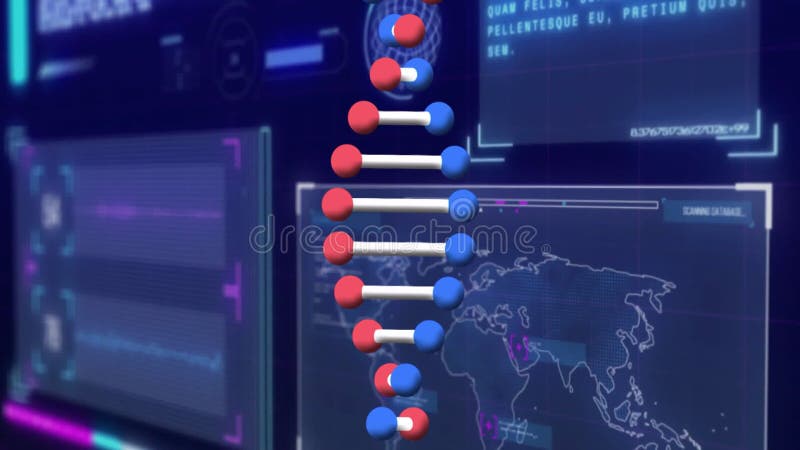 Dna Strand With Binary Coding For Scientific Data Processing In