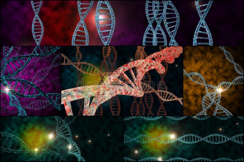 Dna stock illustration. Illustration of cell, gene, genetics - 20797777